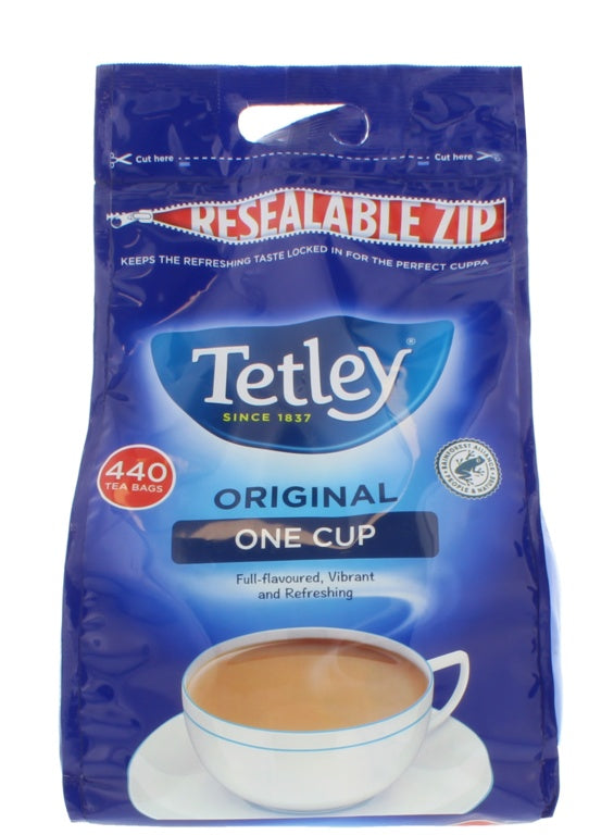 Tetley One Cup Tea Bags 440s – Direct From UK