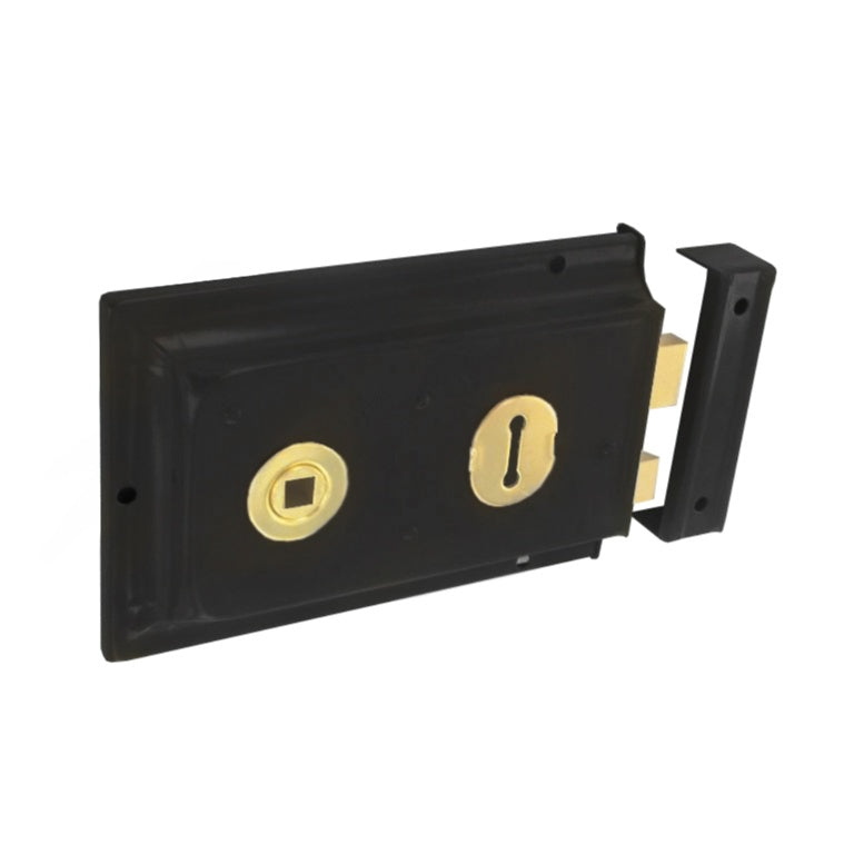 Securit Black Rim Lock 150mm – Direct From UK