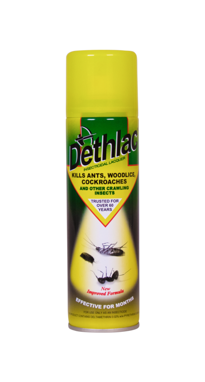 Zero In Dethlac Insecticidal Lacquer 250ml Aerosol – Direct From UK